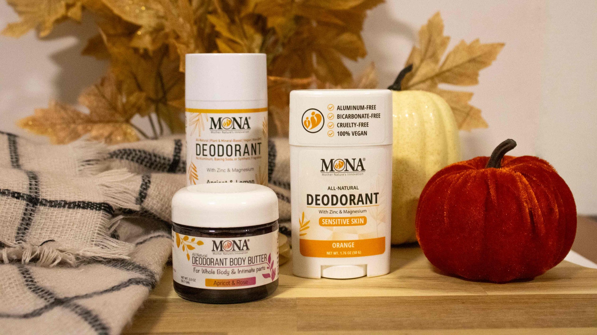 MONA BRANDS: Award-winning & 100% Natural Deodorant for Sensitive Skin