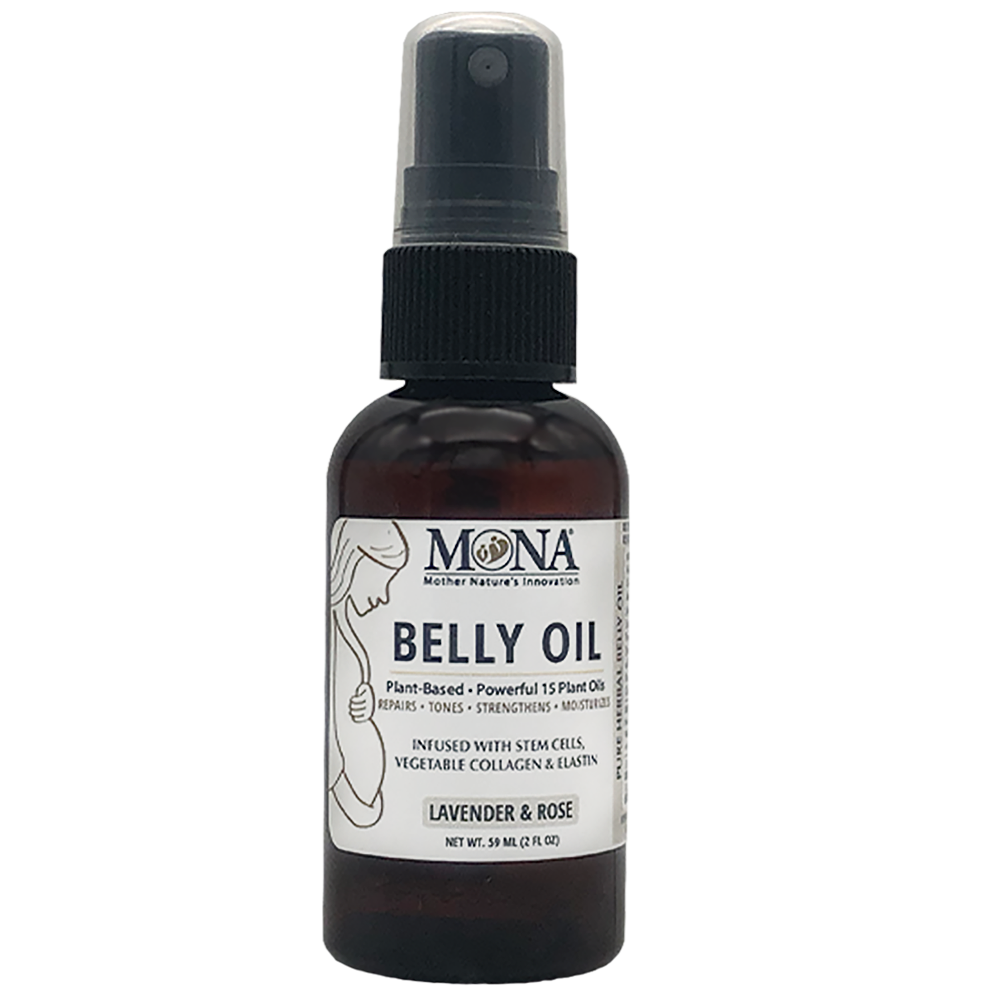 Natural Belly Oil (Lavender & Rose Scents) | 2.0 Oz – MONA BRANDS
