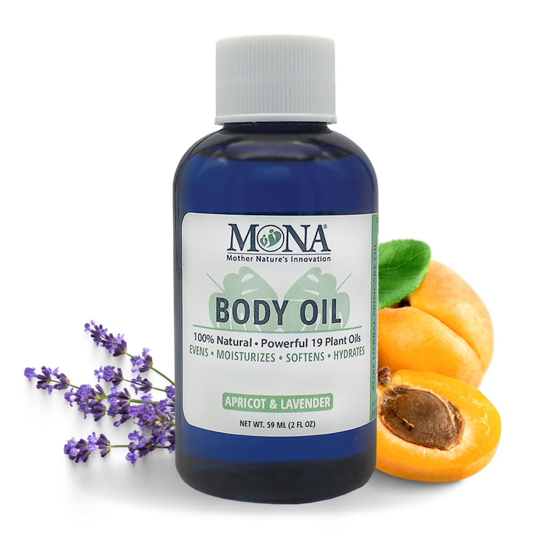 All Natural Body Oil (Apricot & Lavender Scents) | Anti-aging oil | 2 ...